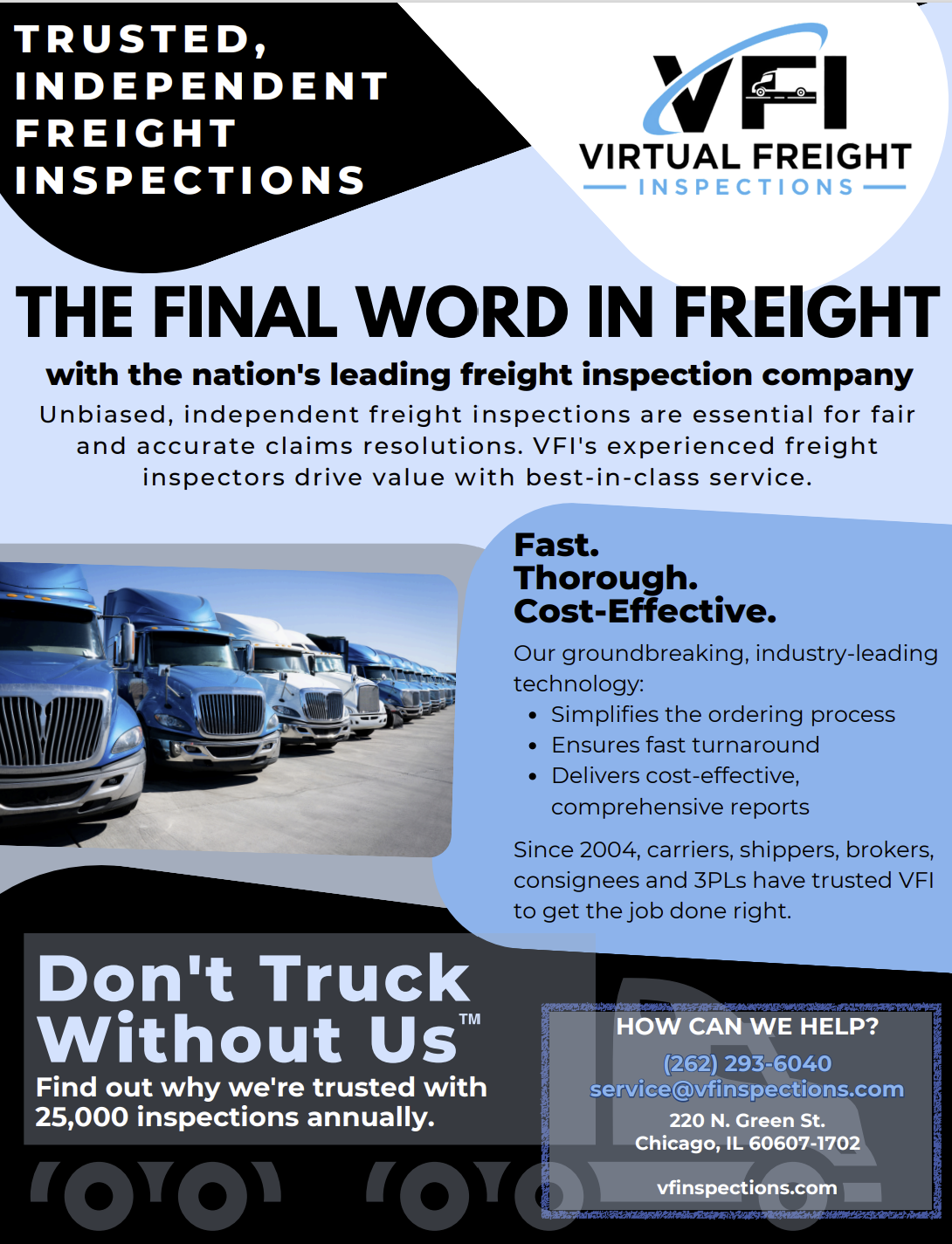 The Best Nationwide Independent Third Party Freight Inspection Company